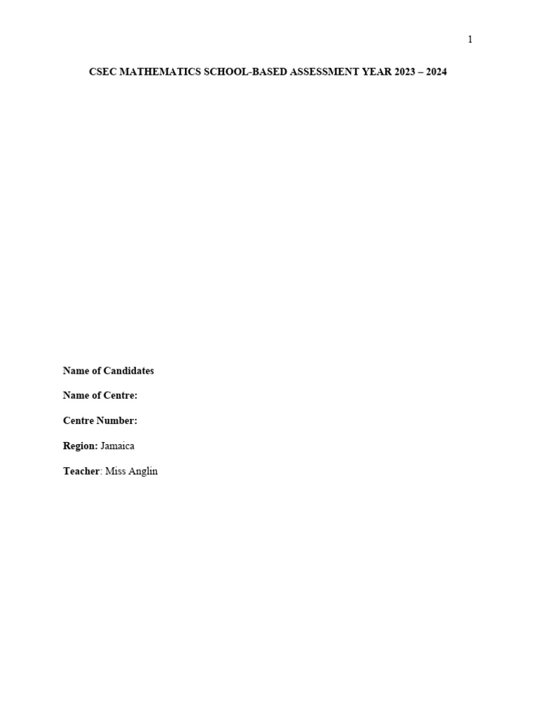 SBA Outline | PDF | Science | Methodology