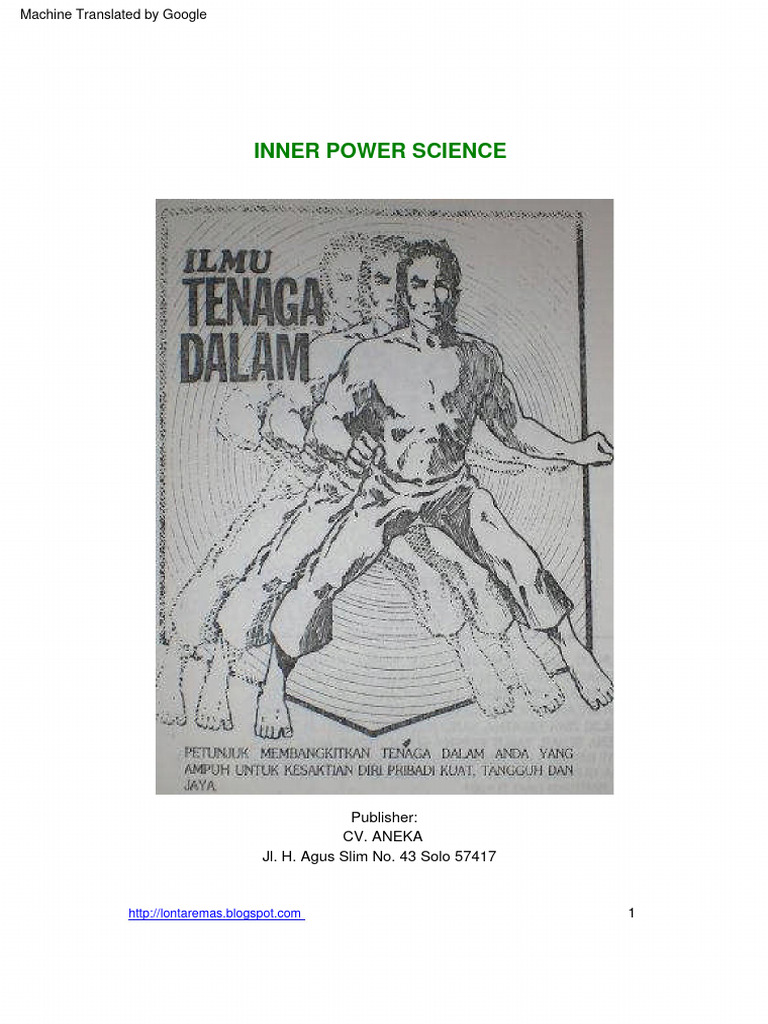 Ilmu Tenaga Dalam English | PDF | Knowledge | Force