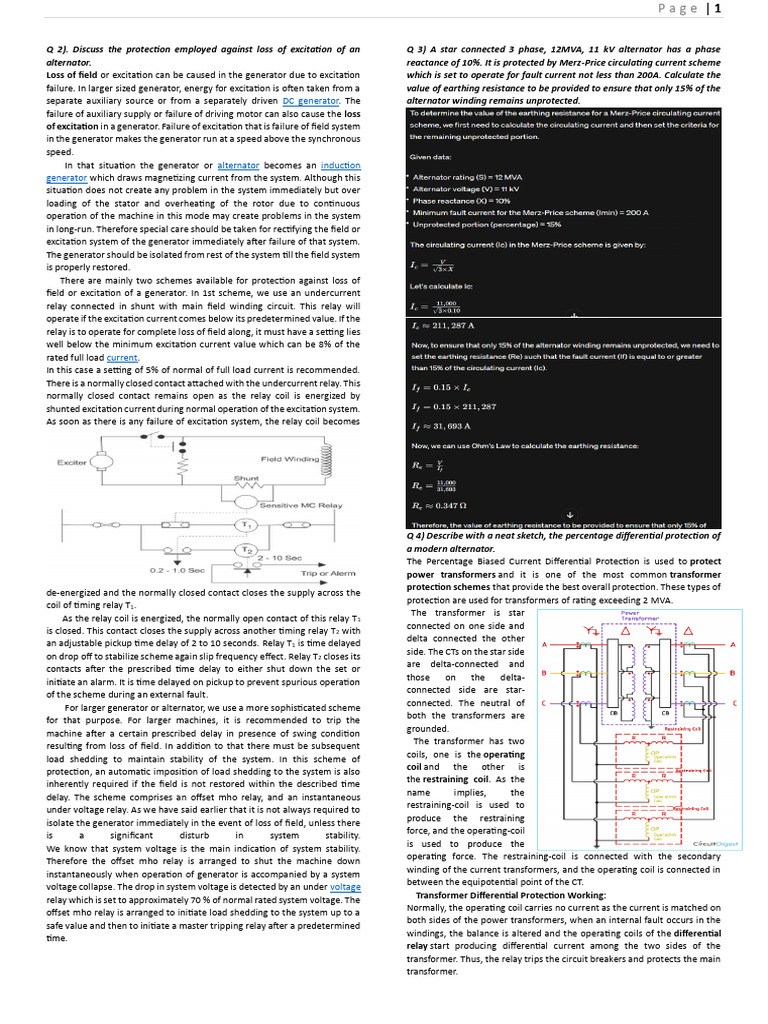 Ppas Ass-1 | PDF | Relay | Electromagnetic Induction