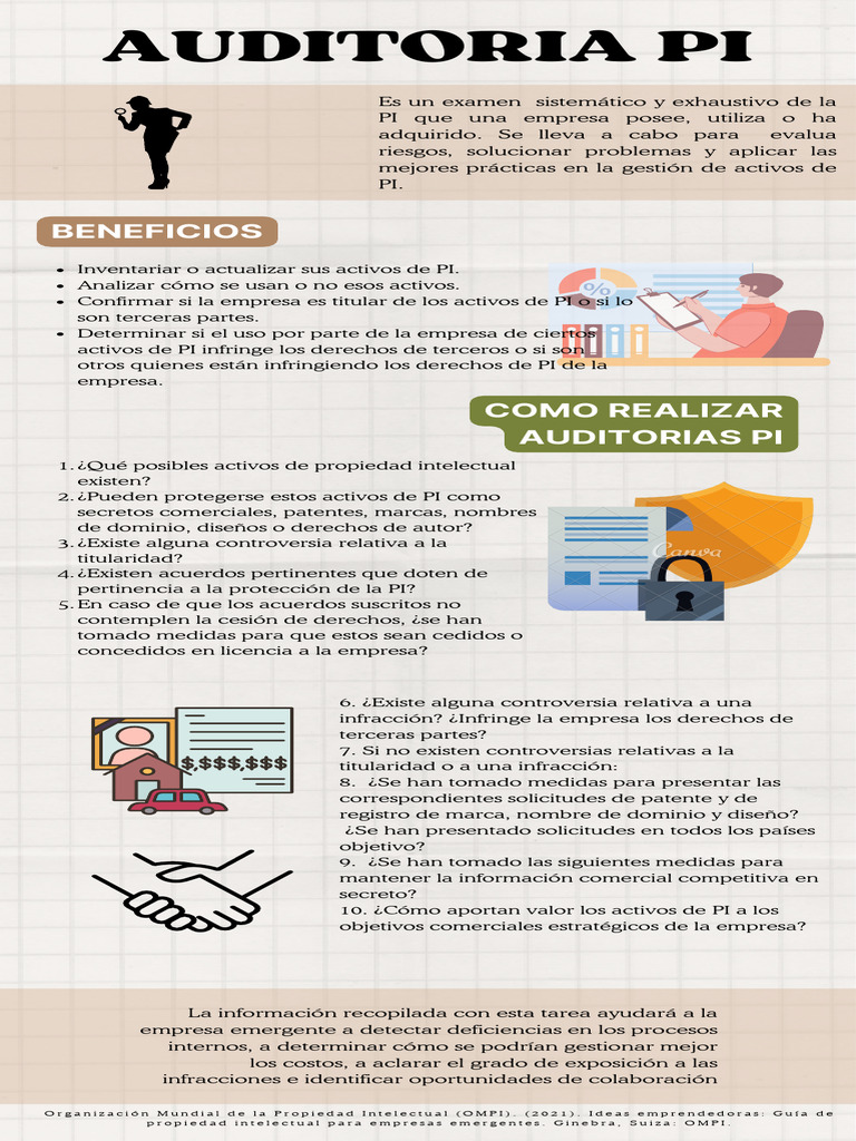 Auditoria Pi | PDF | Propiedad intelectual | Patentar