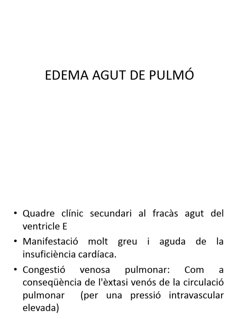 7-Edema Agut de Pulmó | PDF