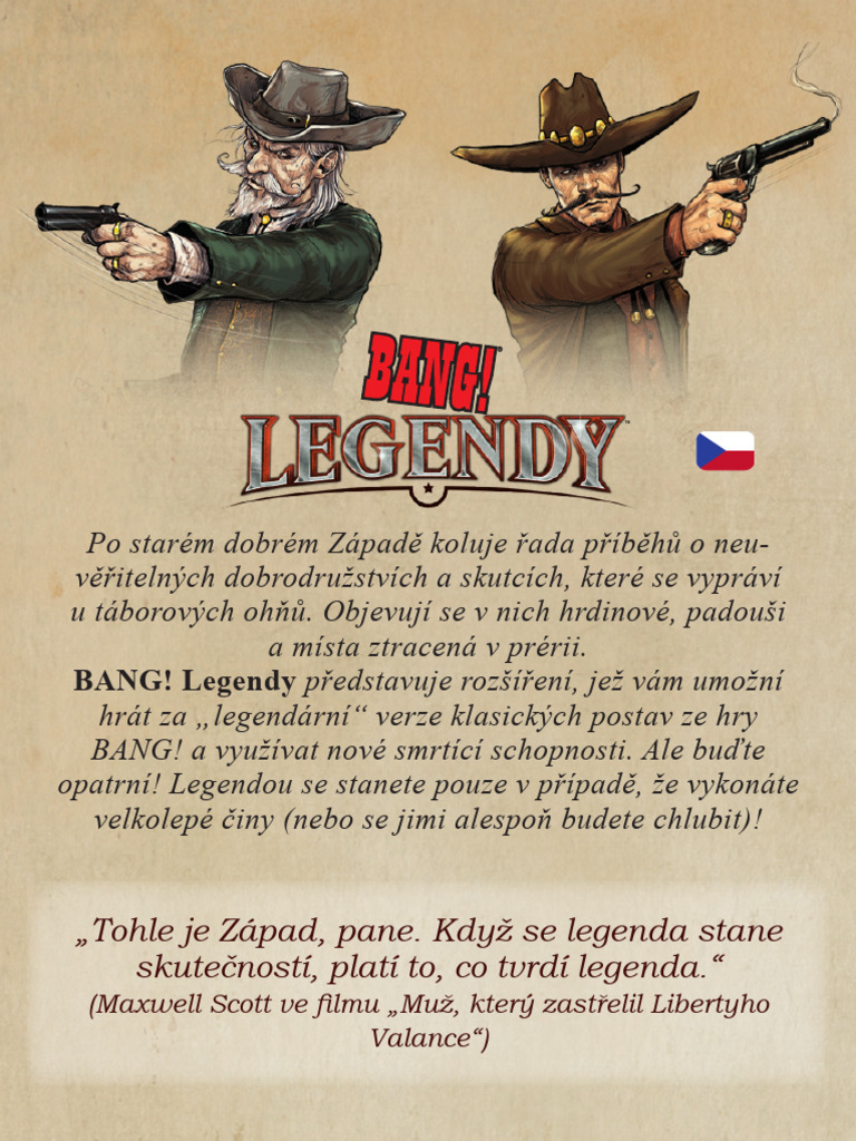 Albi Bang Legendy Pravidla Hry | PDF