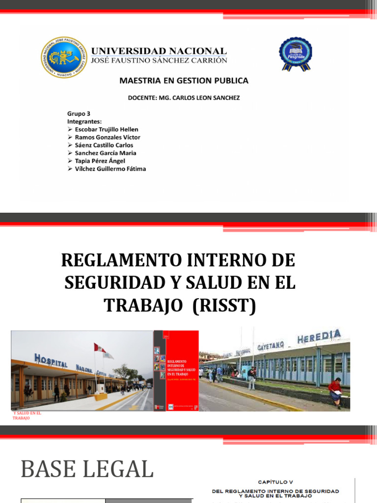 USST Resumen Reglamento Interno | PDF