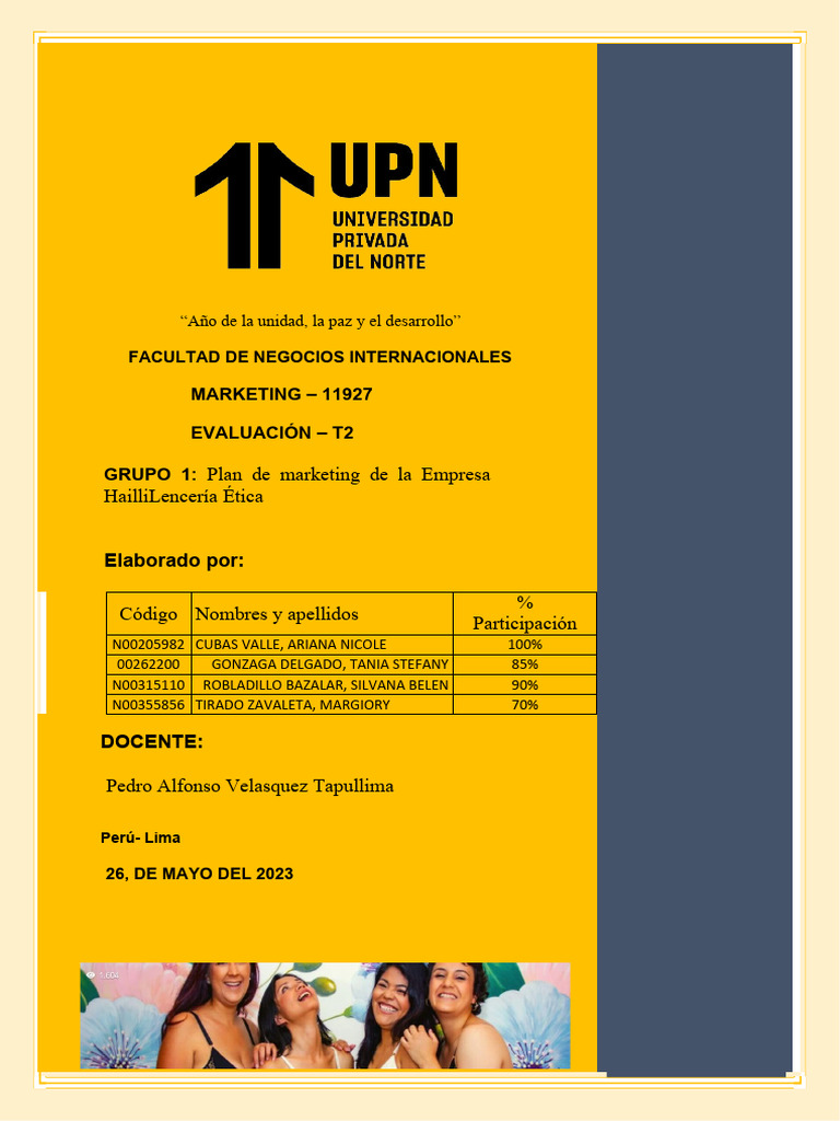 Modelo de Tarea Final (Ef) | PDF | Marketing | Business