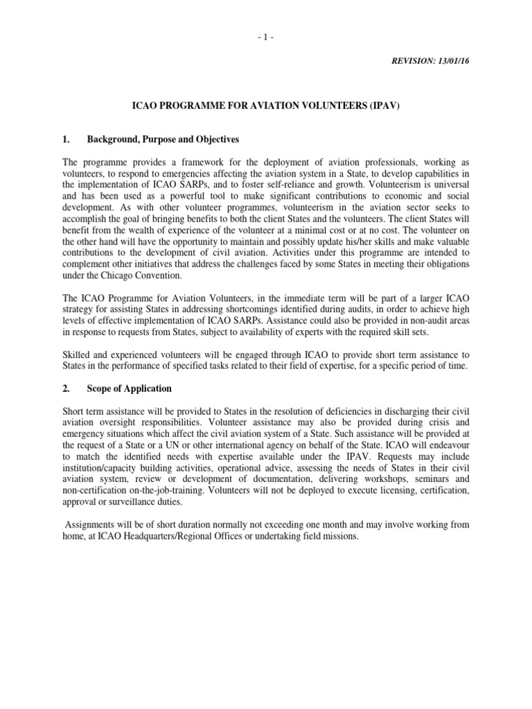 Additional Information On IPAV Programme | PDF