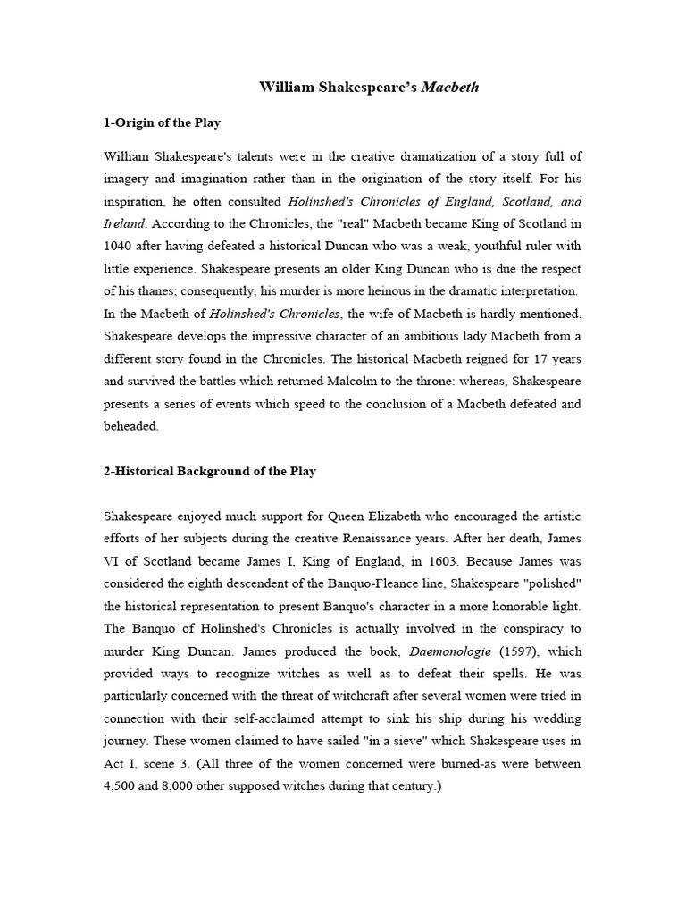 Understanding Macbeth's Depth | PDF | Macbeth | Tragedy