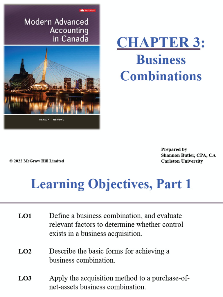 Herauf10e PPT Ch03 | PDF | Goodwill (Accounting) | Balance Sheet