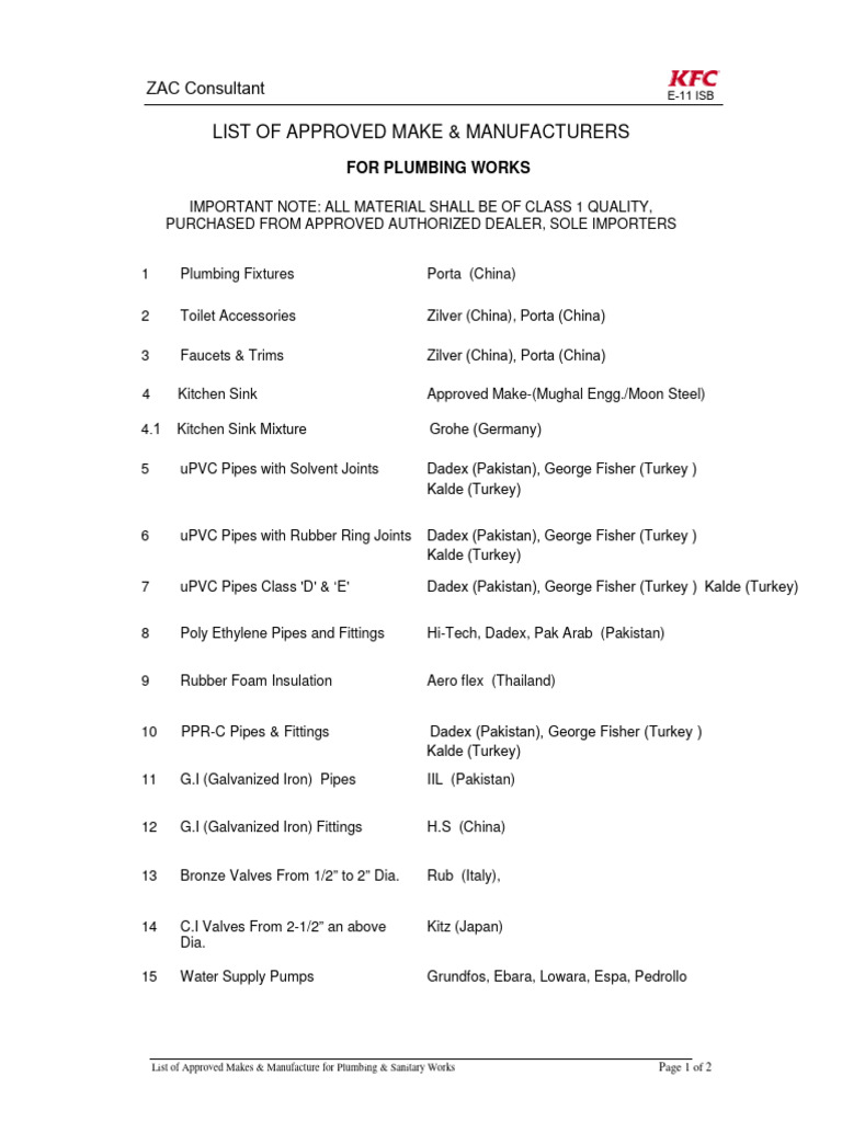 Technical Specifications-Plumbing | Download Free PDF | Plumbing | Water Heating
