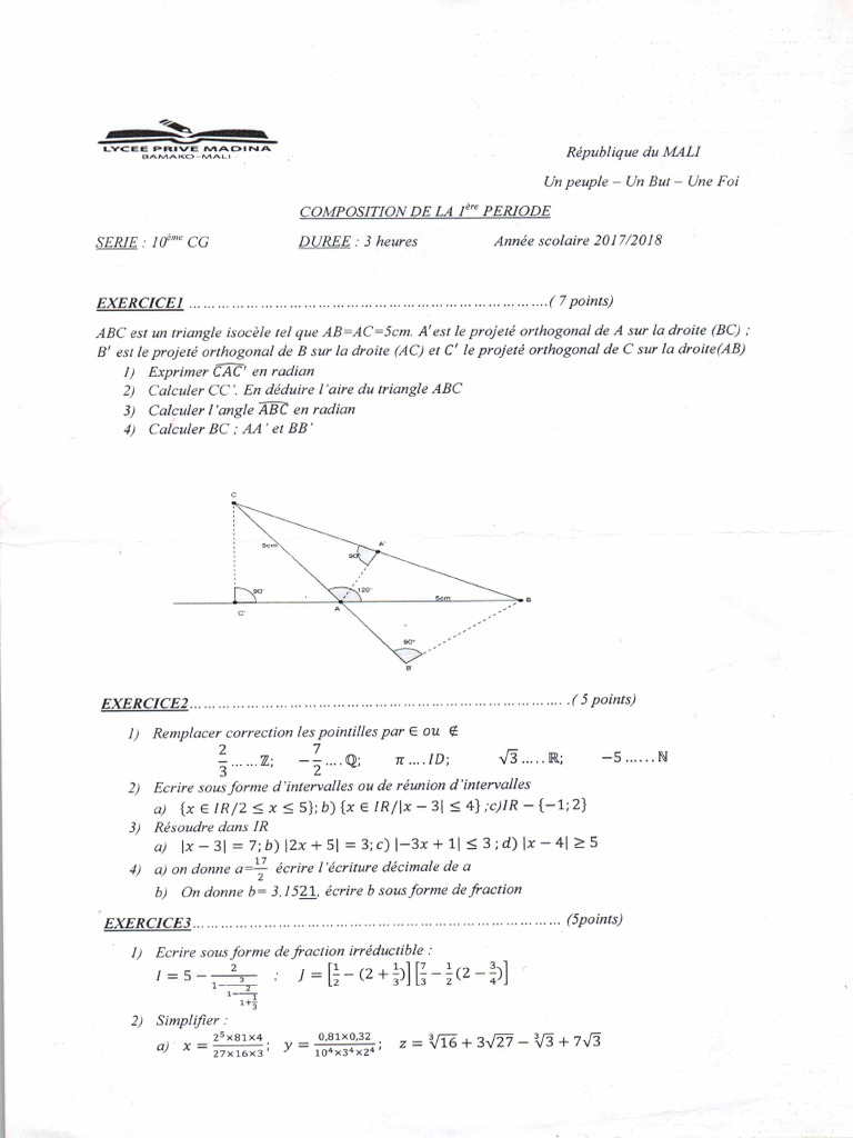 Compo Math 10 q1 2018 LPM | PDF