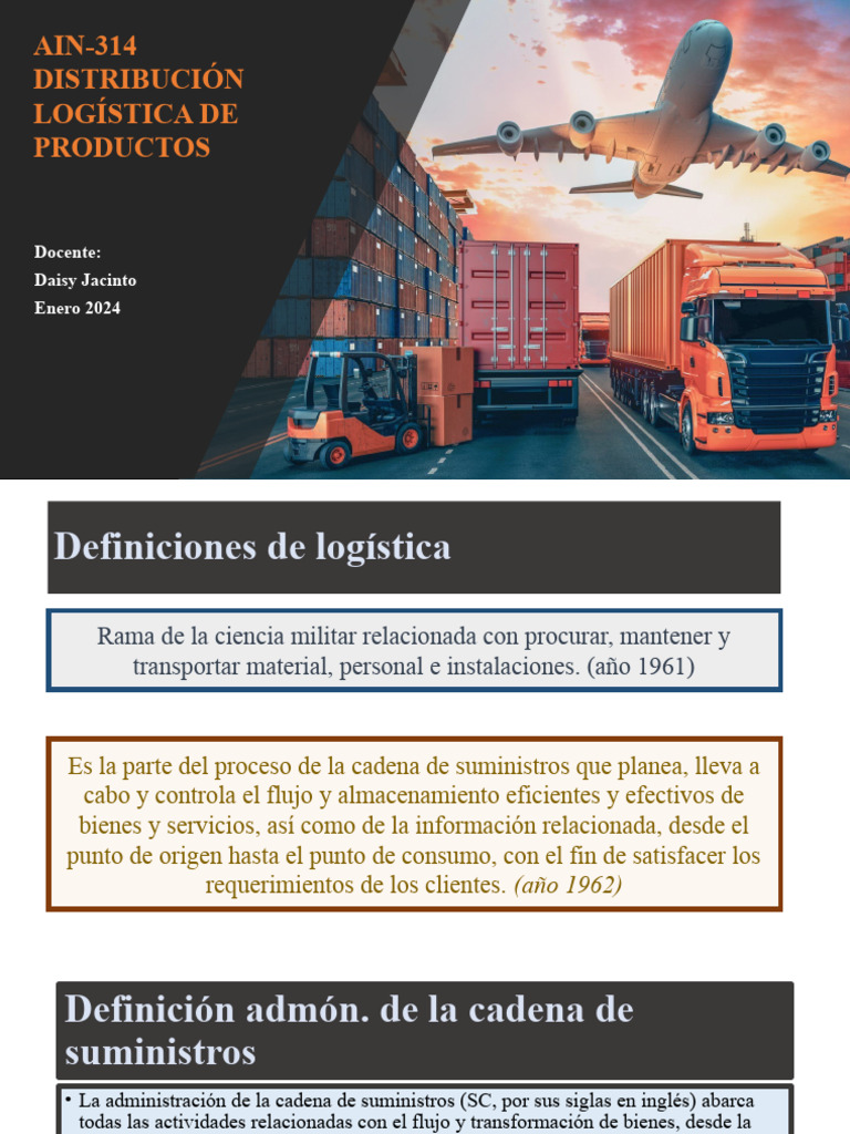 AIN-314 Principios y Procesos | PDF | Gestión de la cadena de ...