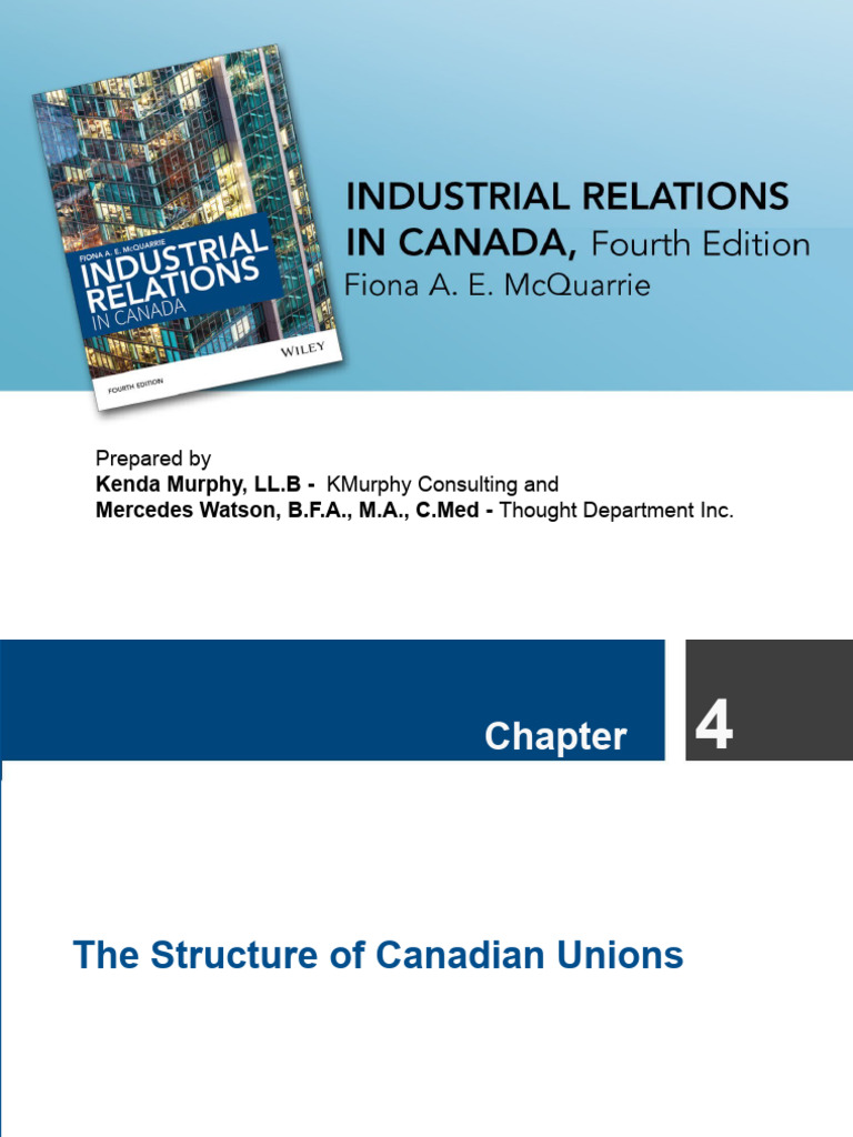 CH 04 | PDF | Trade Union | Quebec