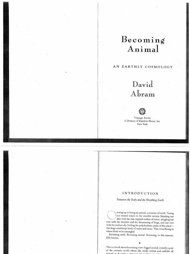 Relg22 MW Abram Becoming Animal PP 3-56 | PDF