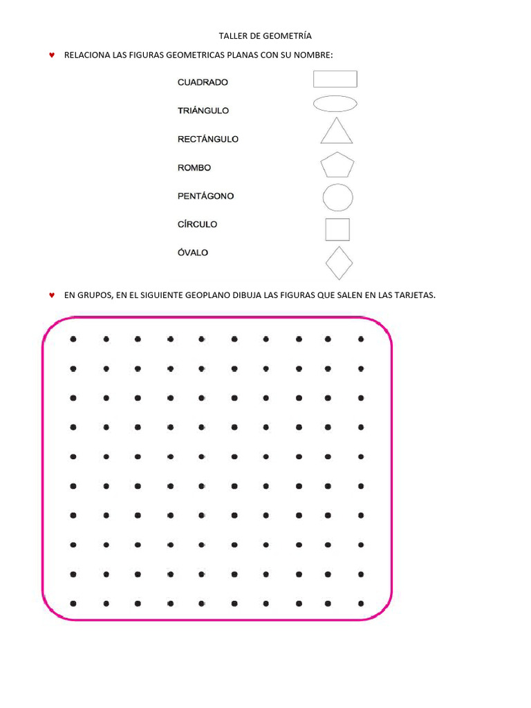 Taller De Geometría Pdf Geometría Euclidiana Geometría