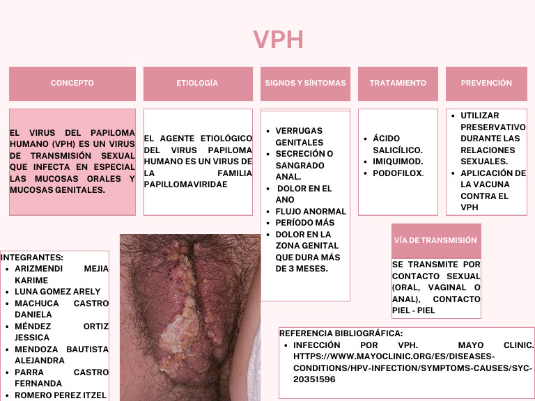 Infección por VPH: Síntomas y Tratamiento | PDF | Ciencias de la Salud ...