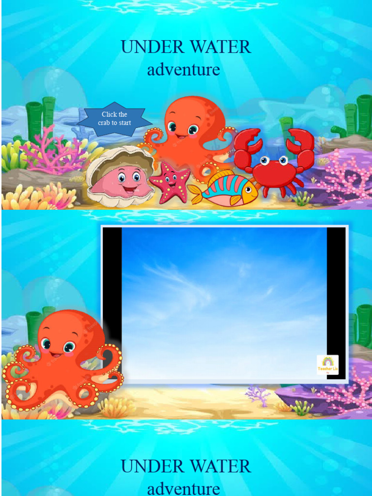 Underwater Learning Adventure | PDF