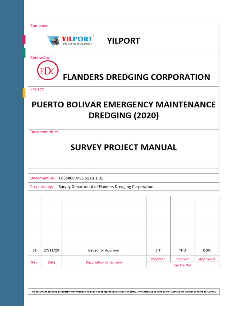 10 Survey Method Statement | Download Free PDF | Geophysics | Navigation