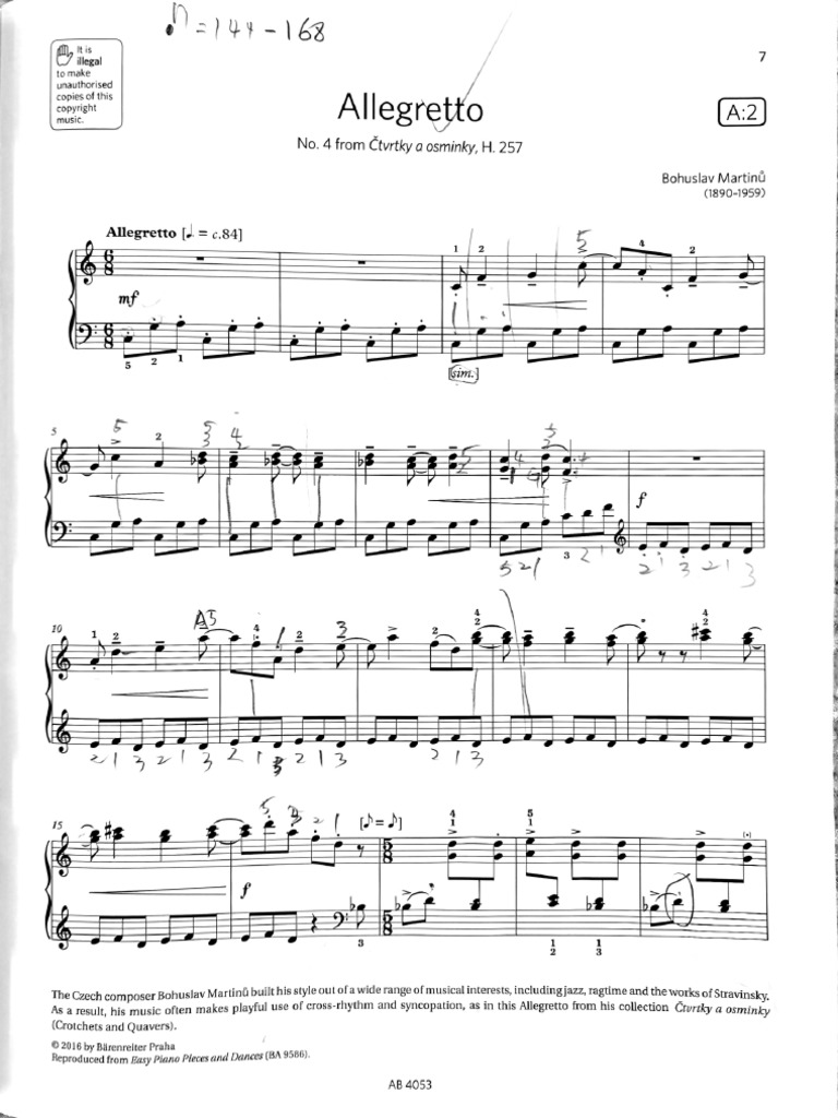 A2 Allegretto | PDF