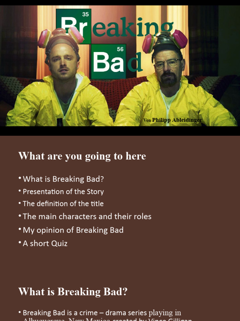 Presentation Breaking Bad | PDF
