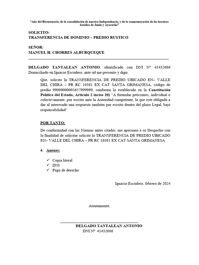 Descarga Solicitud | PDF