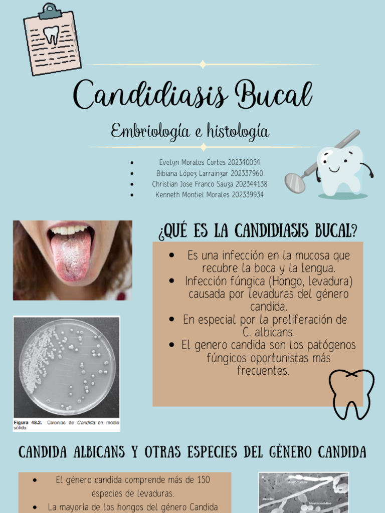 Candidiasis Bucal | PDF | Candidiasis | Epidemiología