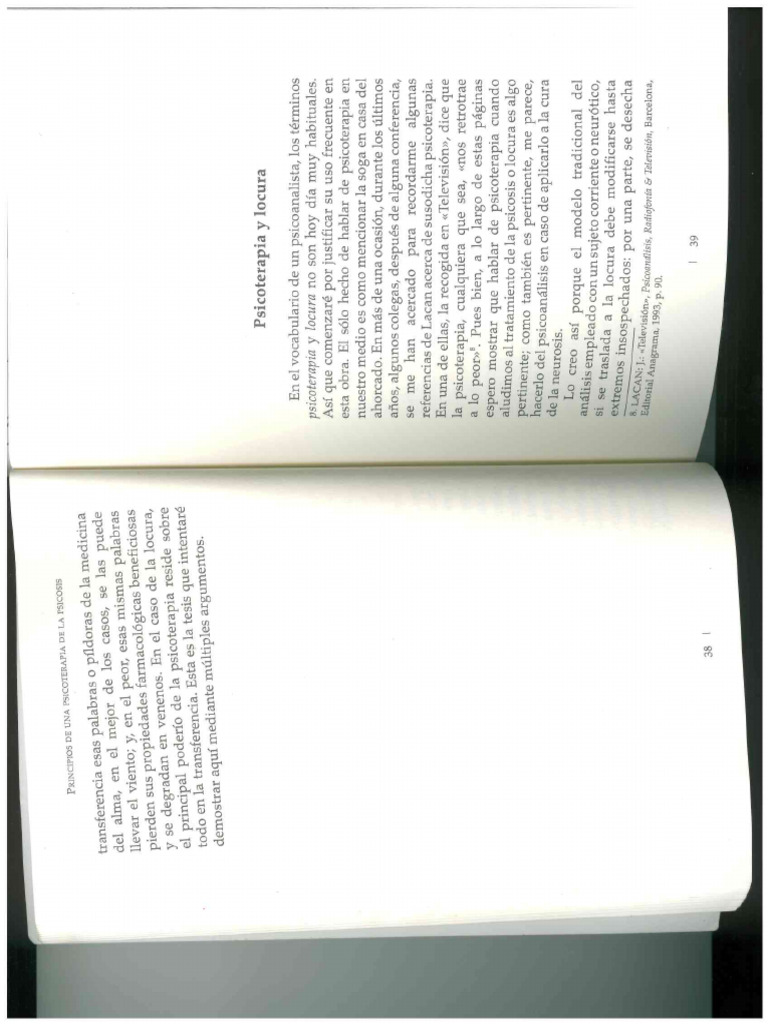 JM Alvarez Psicoterapia y Locura | PDF