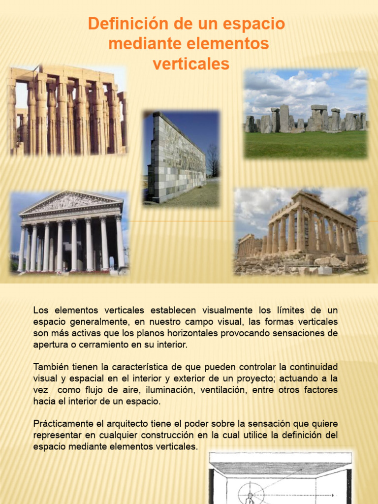 Elementos Verticales en Arquitectura | PDF | Eje