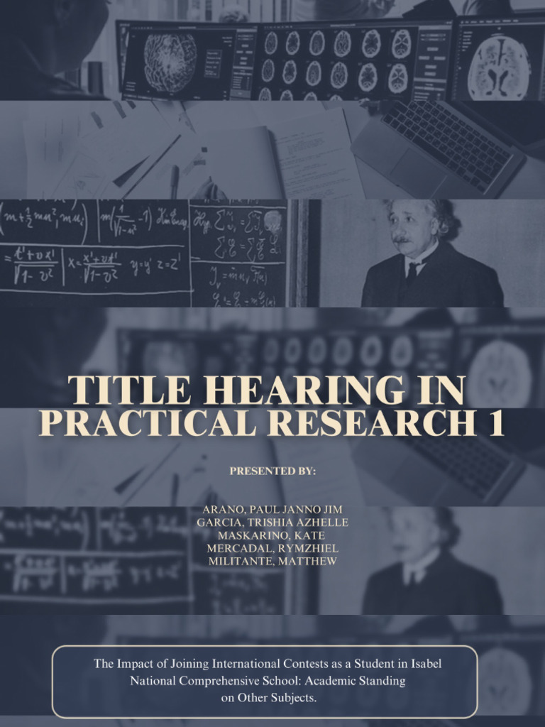 Title Hearing Prac 1 | PDF