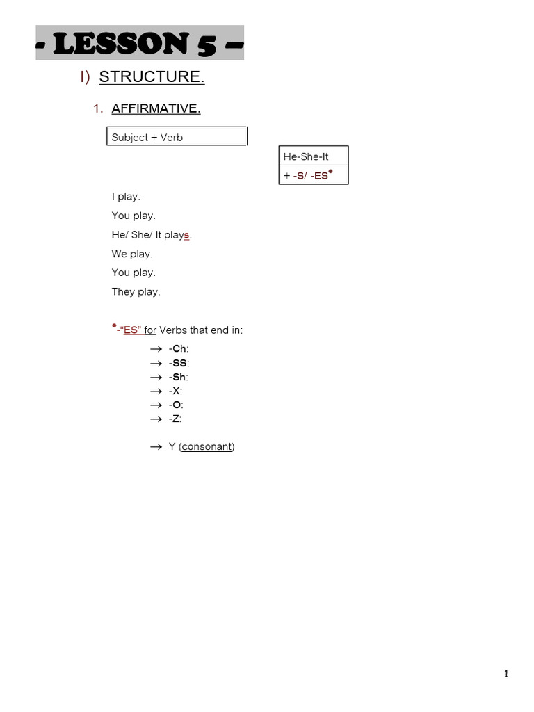 Lesson 5 | PDF | Human Communication | Linguistic Typology