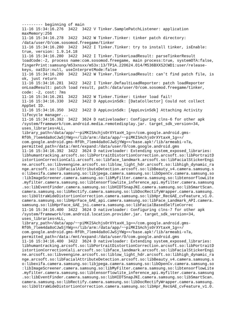 Tinker Patch Installation Log Analysis | PDF | Computing Platforms | Software Engineering