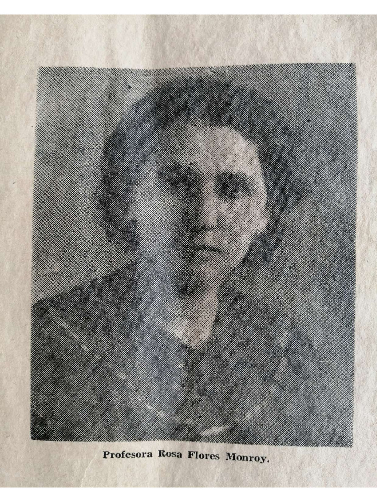 Profesora Rosa Flores Monroy. | PDF