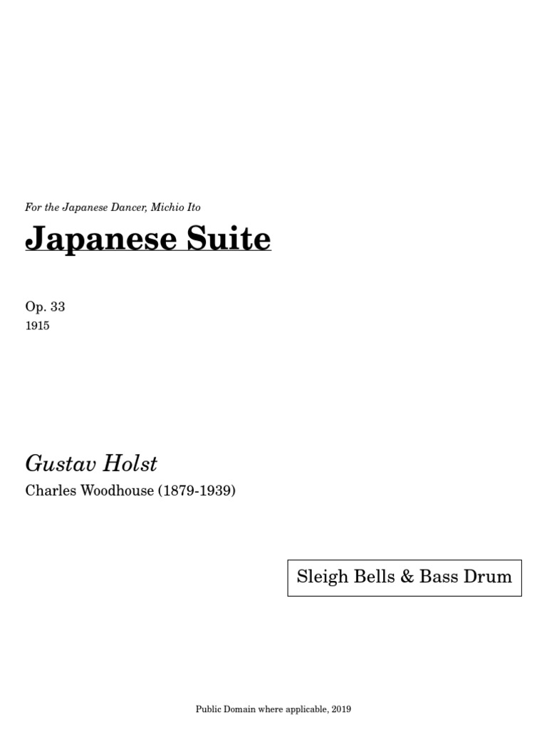 8.2 - Bombo + Sleigh Bells - Japanese Suite | PDF | Tempo | Elements Of Music