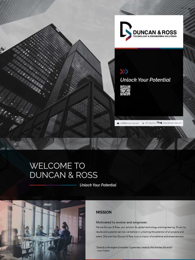 Duncan & Ross - Corporate Profile 2022 | PDF | Cloud Computing | Computer Security