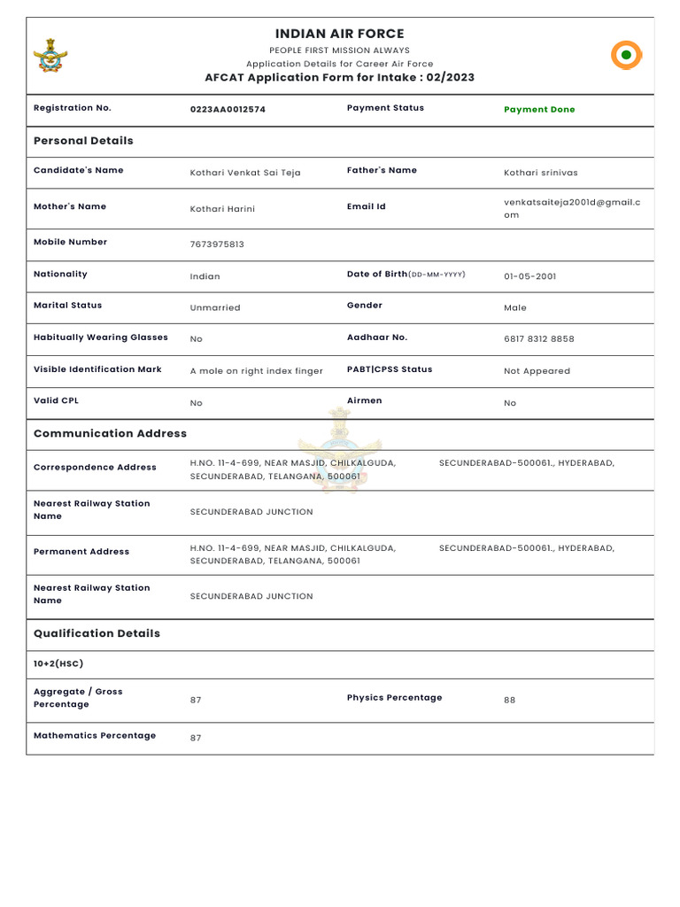 IAF - After Payment Preview | PDF