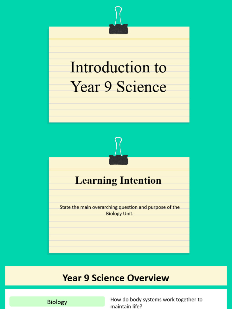 Year 9 - Biology Homeostasis | PDF | Tissue (Biology) | Homeostasis