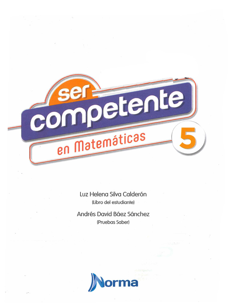 Ser Competente en Matematicas 5 | PDF