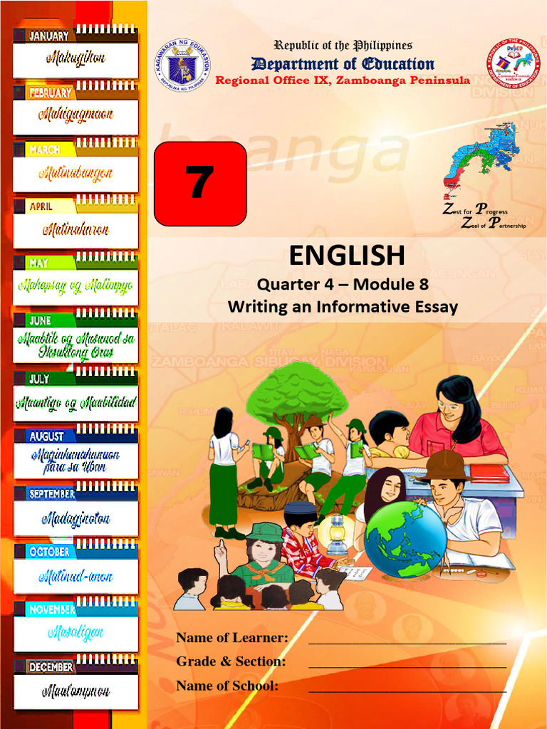 English7 Q4 W8 Mod8 | PDF | Essays | Thought