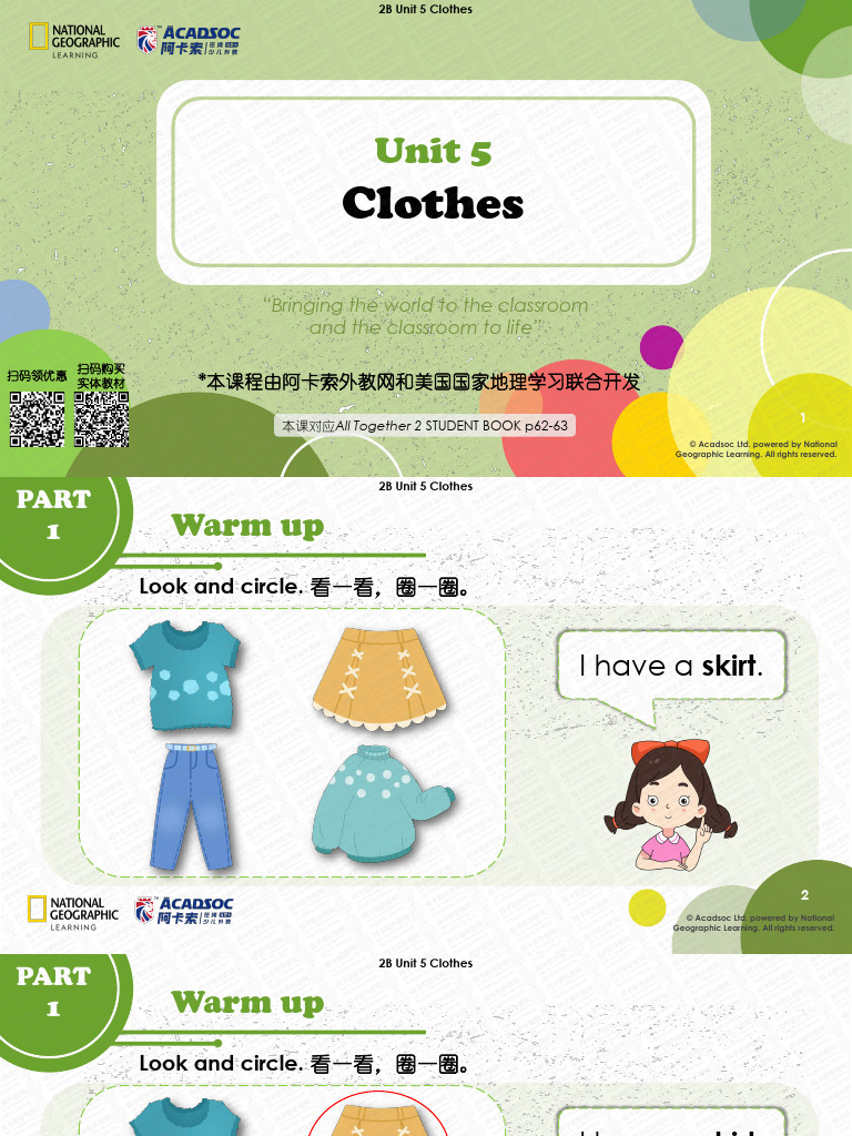 Unit 5: Clothes | PDF | Fashion | Human Body