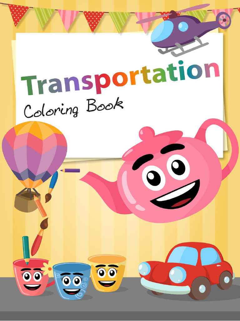 Transportation Coloring Book | PDF