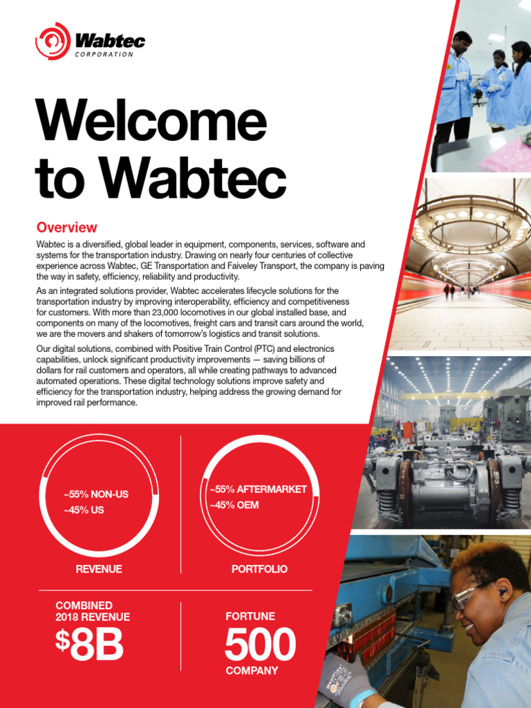 Wabtec Fact Sheet | PDF | Business