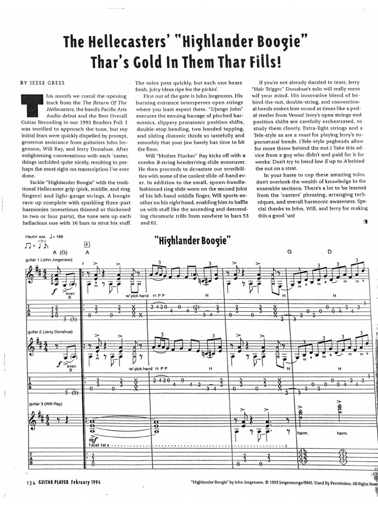 Hellecasters Lesson | PDF