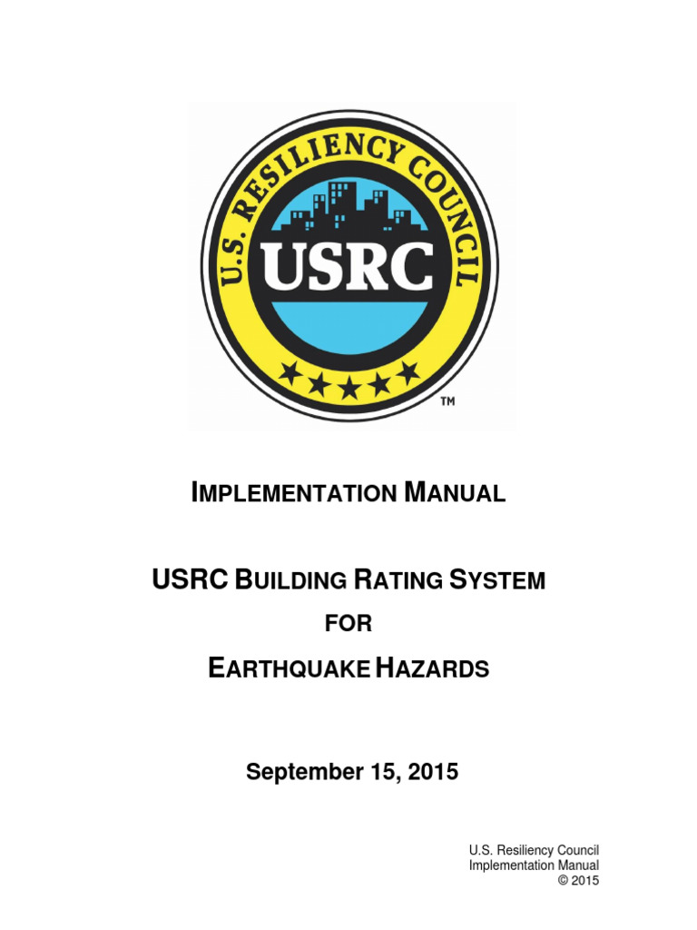 USRC Building Rating System for Earthqua | PDF | Evaluation | Building