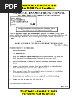 WASSCE WAEC French Past Questions PDF Download | PDF | Qualifications