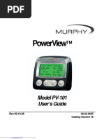 Murphy Powerview PV101 | PDF | Transmission (Mechanics) | Menu (Computing)