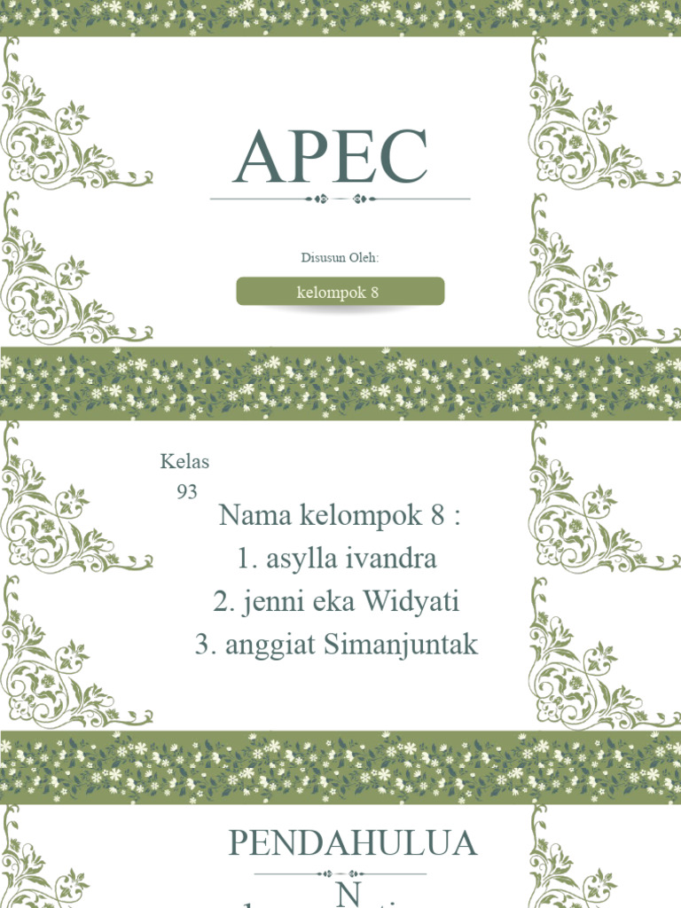 Apec | PDF | Perjalanan