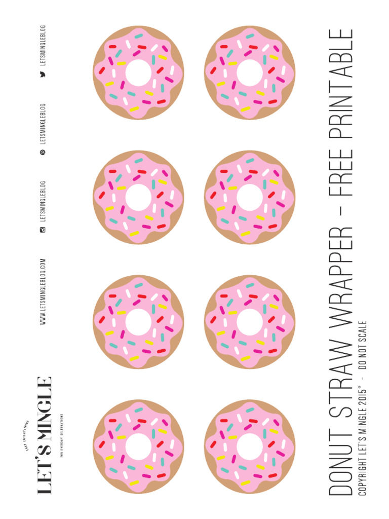 Donut Printable | PDF