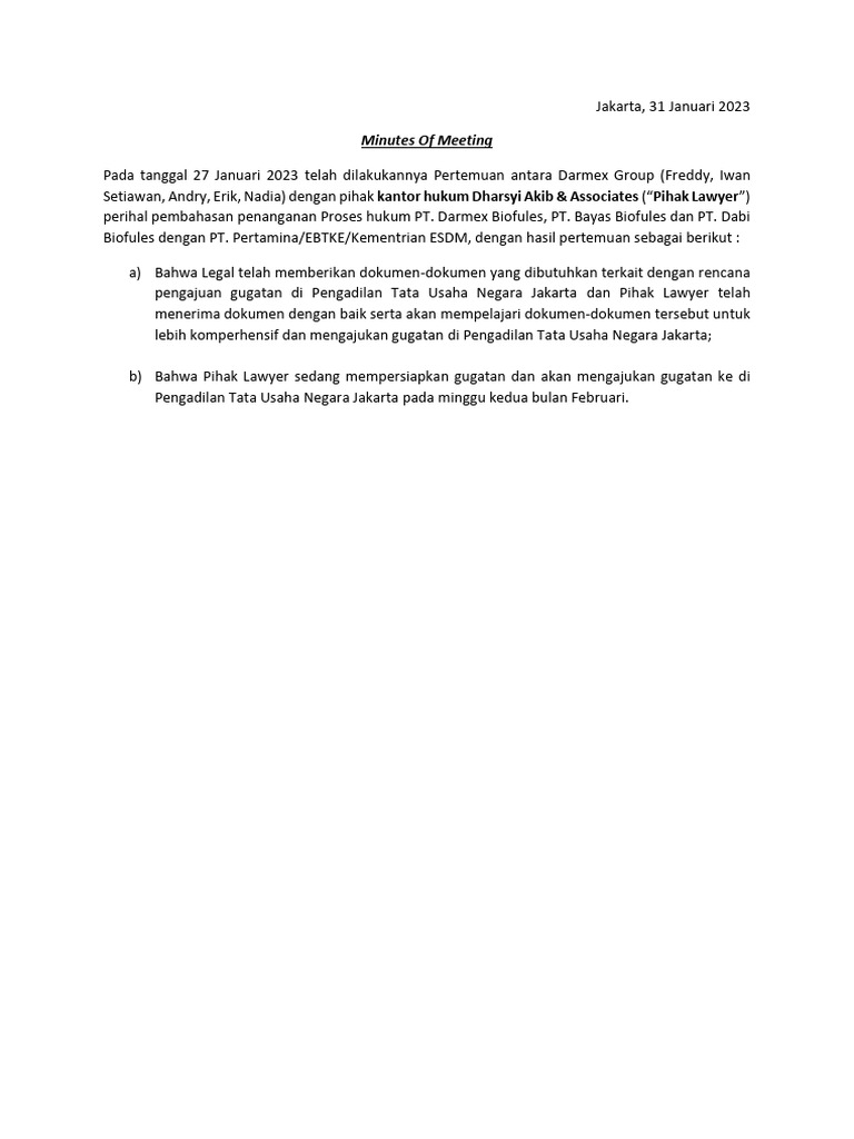 Contoh Mom | PDF