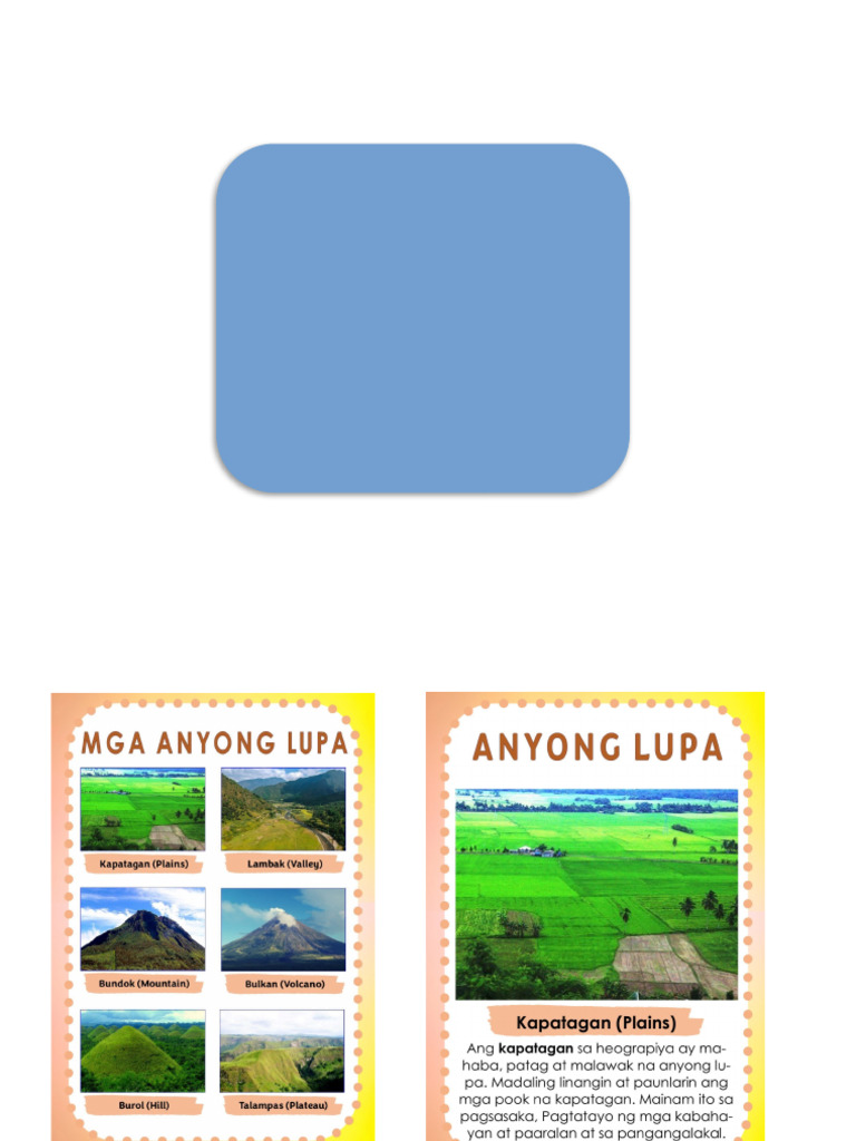 Anyong Lupa at Tubig | PDF