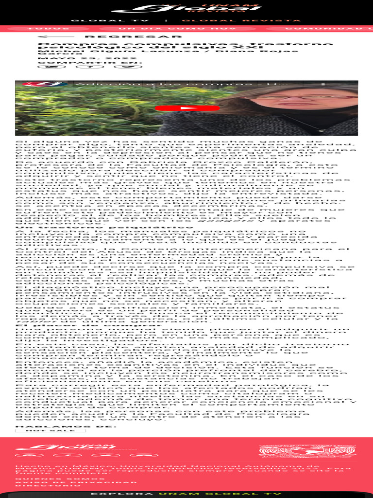 Compras Compulsivas Trastorno Psicológico Del Siglo Xxi Unam Global