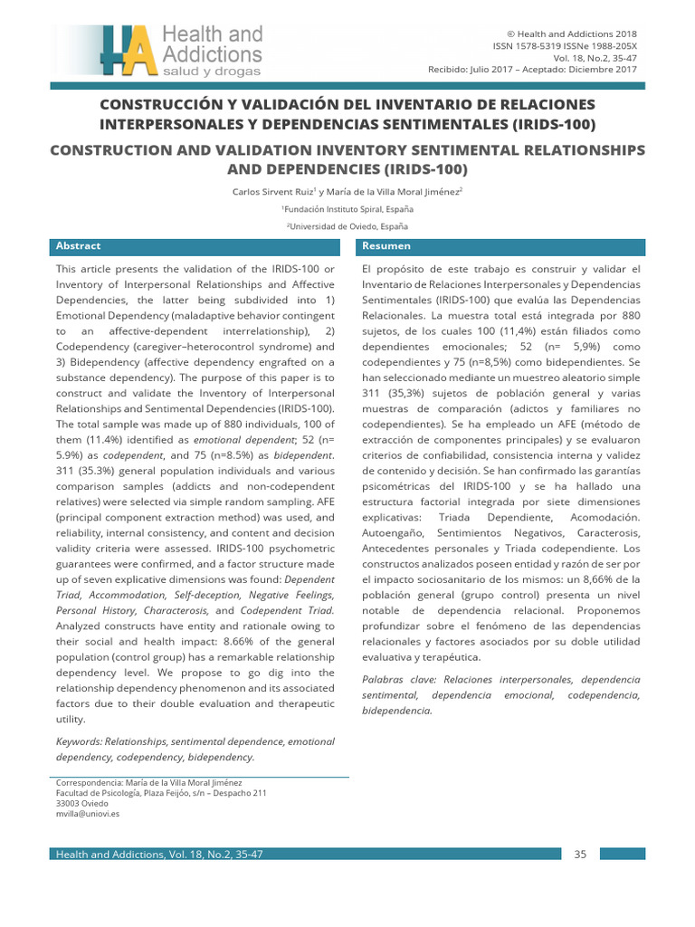 342-Texto Del Artículo-1279-1-10-20180731 | PDF | Alfa de Cronbach | Estadísticas