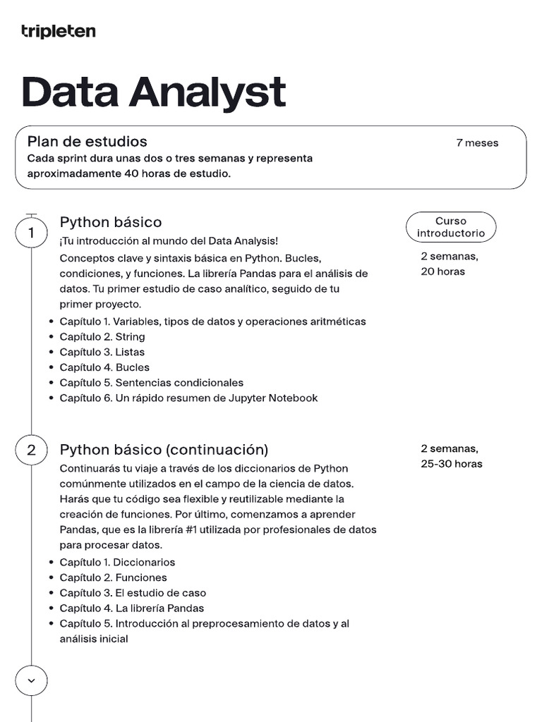 Curso Completo de Análisis de Datos con Python | PDF | Python (lenguaje de programación ...